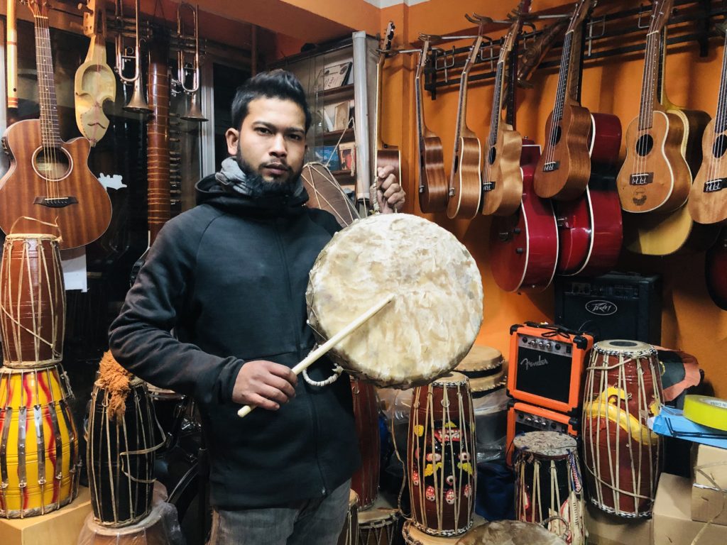 Damaha-Traditional-Bass-Drum - Nepal Music Gallery