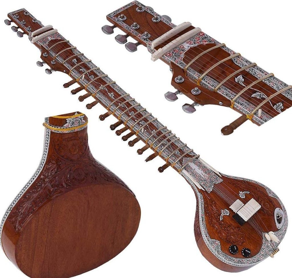 Sitar, (Electric Sitar) Kharaj Pancham, Volume & tone Controls - Nepal ...