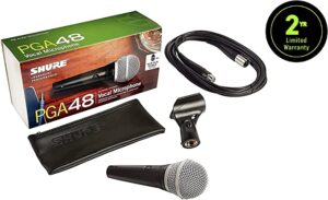 Shure PGA48 Dynamic Microphone – Handheld Mic for Vocals with Cardioid ...