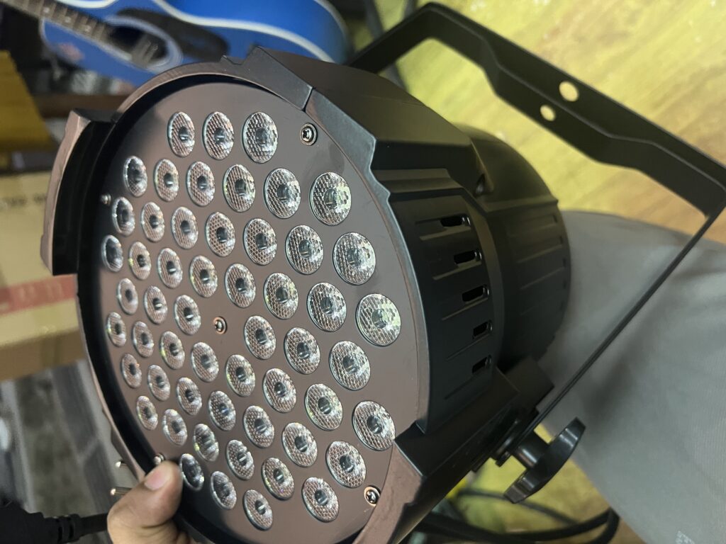 LED Stage Lights 4 Pack, 54x3W RGB 3 in 1 Par Lights, DMX DJ Lights ...