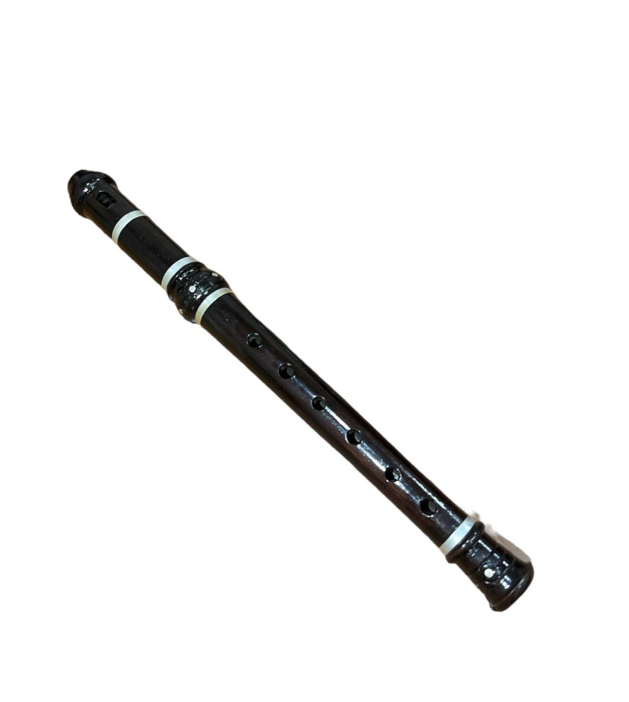 Nepali Traditional Recorder – 6 Front Holes, 1 Back Hole, 37 cm - Nepal ...