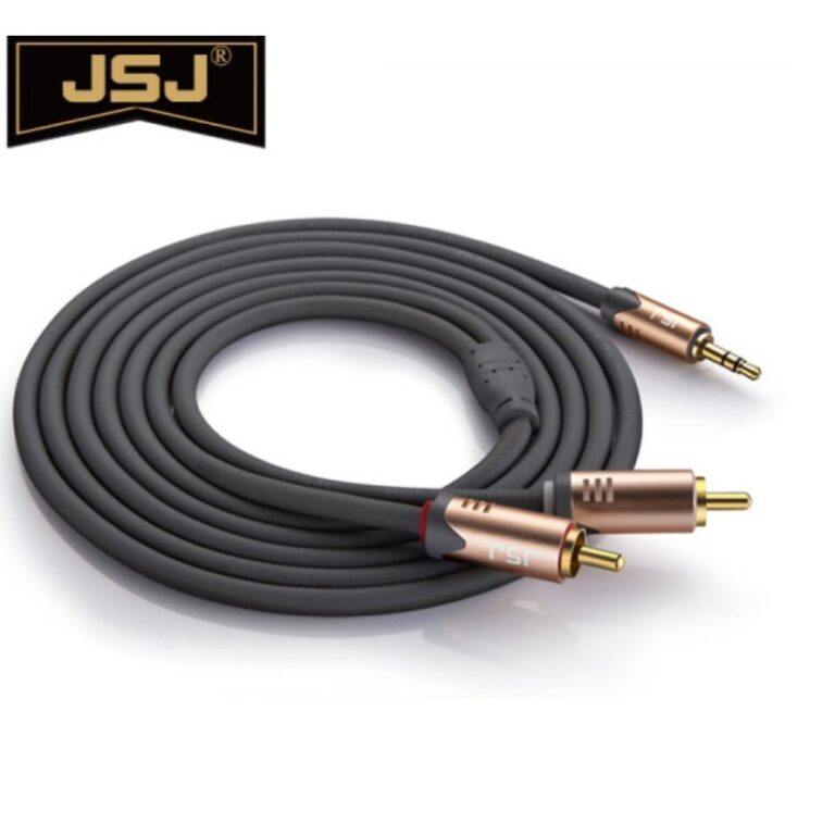 1.8 Meter 3.5mm Stereo Plug to 2 RCA Plug Cable - Nepal Music Gallery