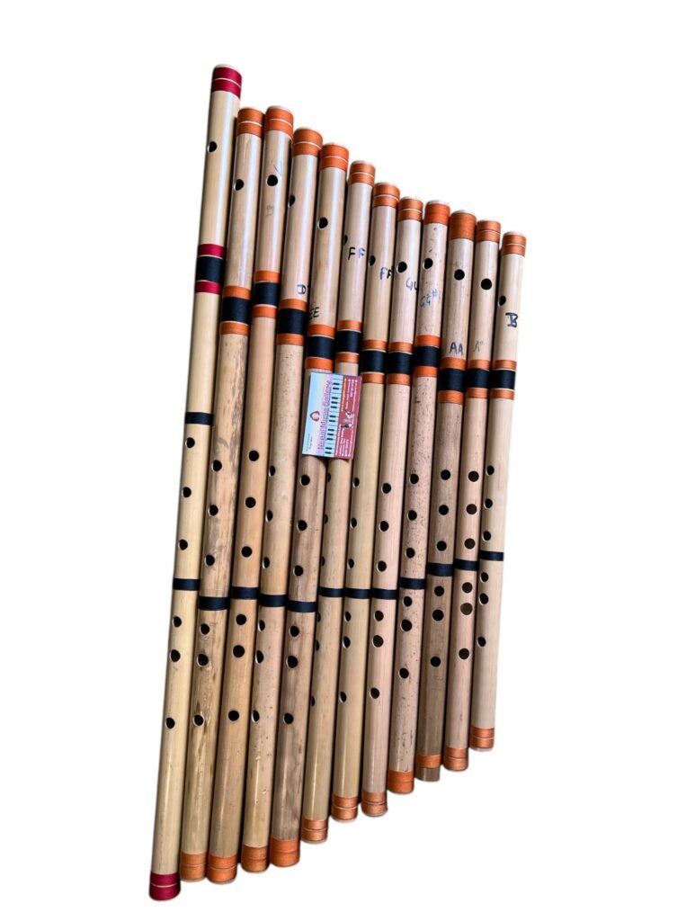 Bansuri, 12 Pieces Set with Arranged Music Tone, Professional- - Nepal ...